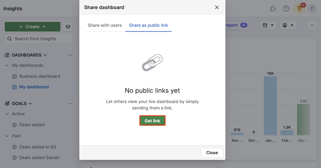 Shareable Insights - Knowledge Base | Pipedrive